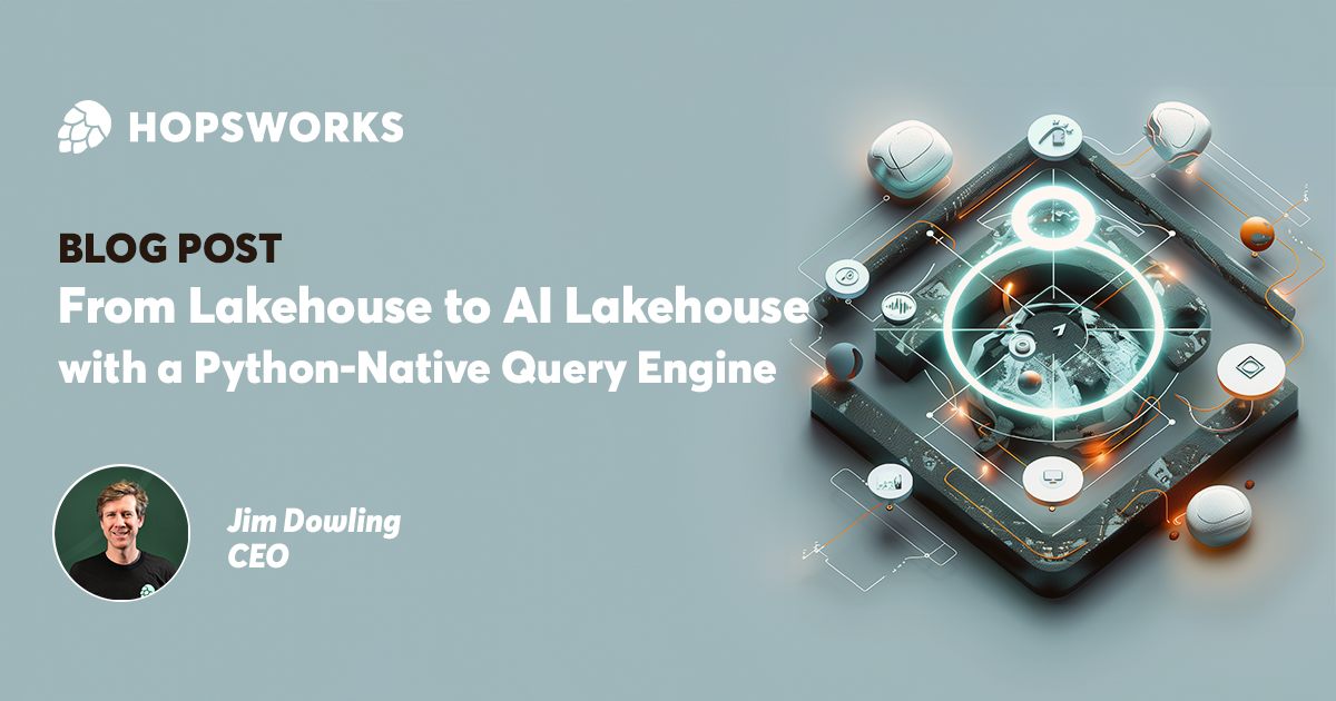 From Lakehouse to AI Lakehouse with a Python-Native Query Engine